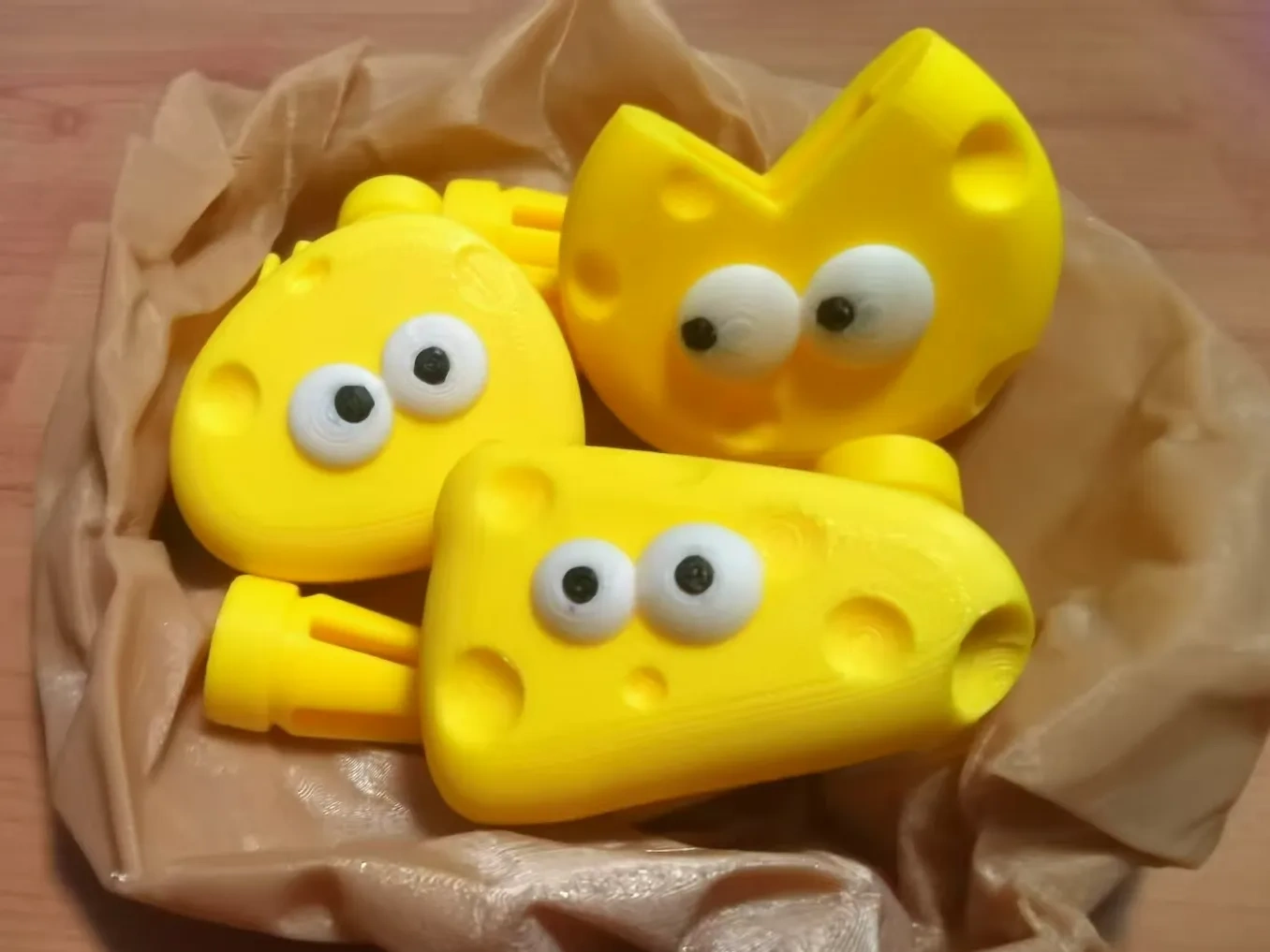 A set of cheese car air freshener (printable without AMS) by hek_c ...
