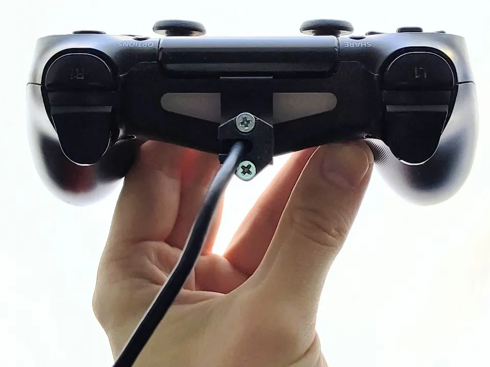 PlayStation DualShock 4 Cable Guard - Free 3D Print Model - MakerWorld