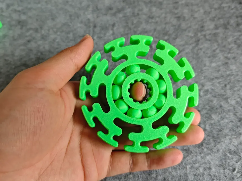 Fingertip Gyro (Print-in-Place, No Supports) by warmth121 - MakerWorld