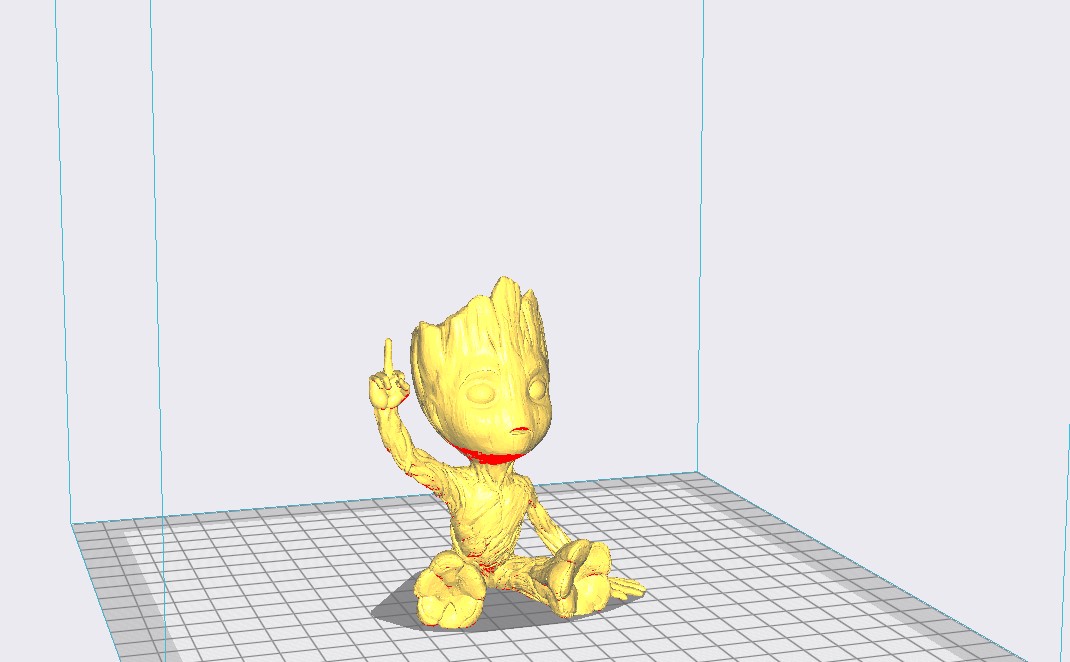 Groot Middle Finger Planter by machina_sculpto MakerWorld: Download ...