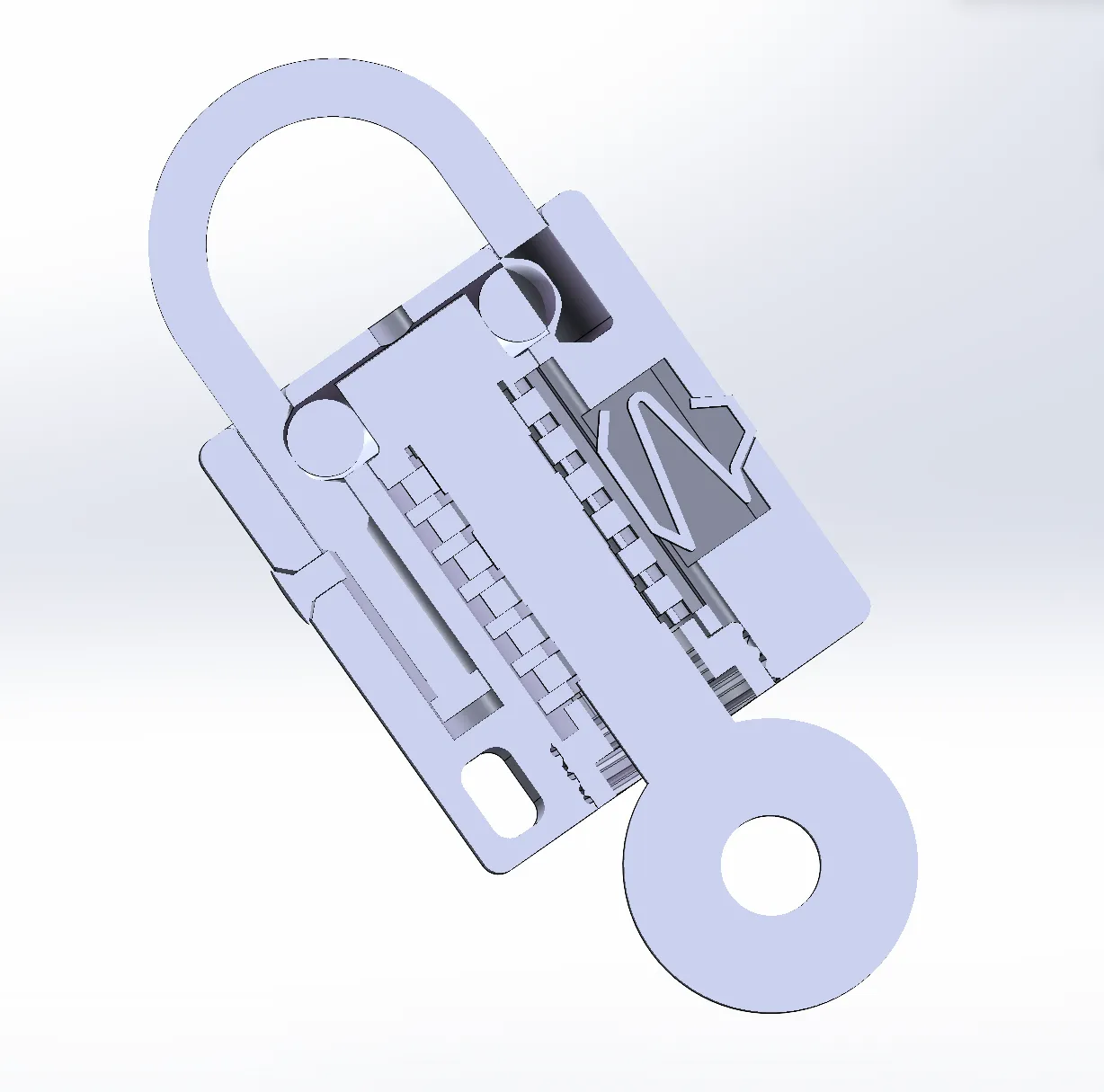Practical Padlock (Fully 3D Printed) by 256工作室 MakerWorld: Download ...