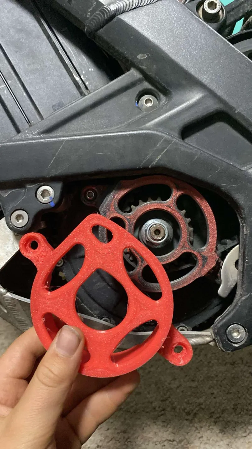 PRICKLY surron belt pulley cover by user_3912901615 - MakerWorld