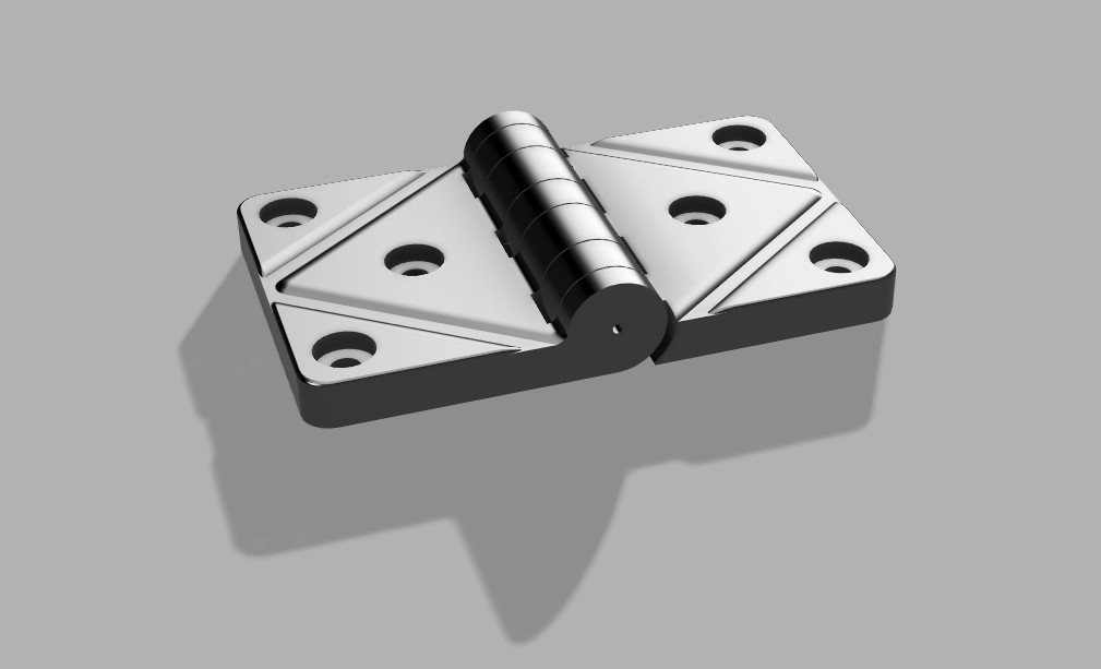 Fully printable hinge by klyptMakerWorld: Download Free 3D Models