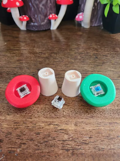 Mushroom Clicker!!! by LowPolyPrints MakerWorld: Download Free 3D Models