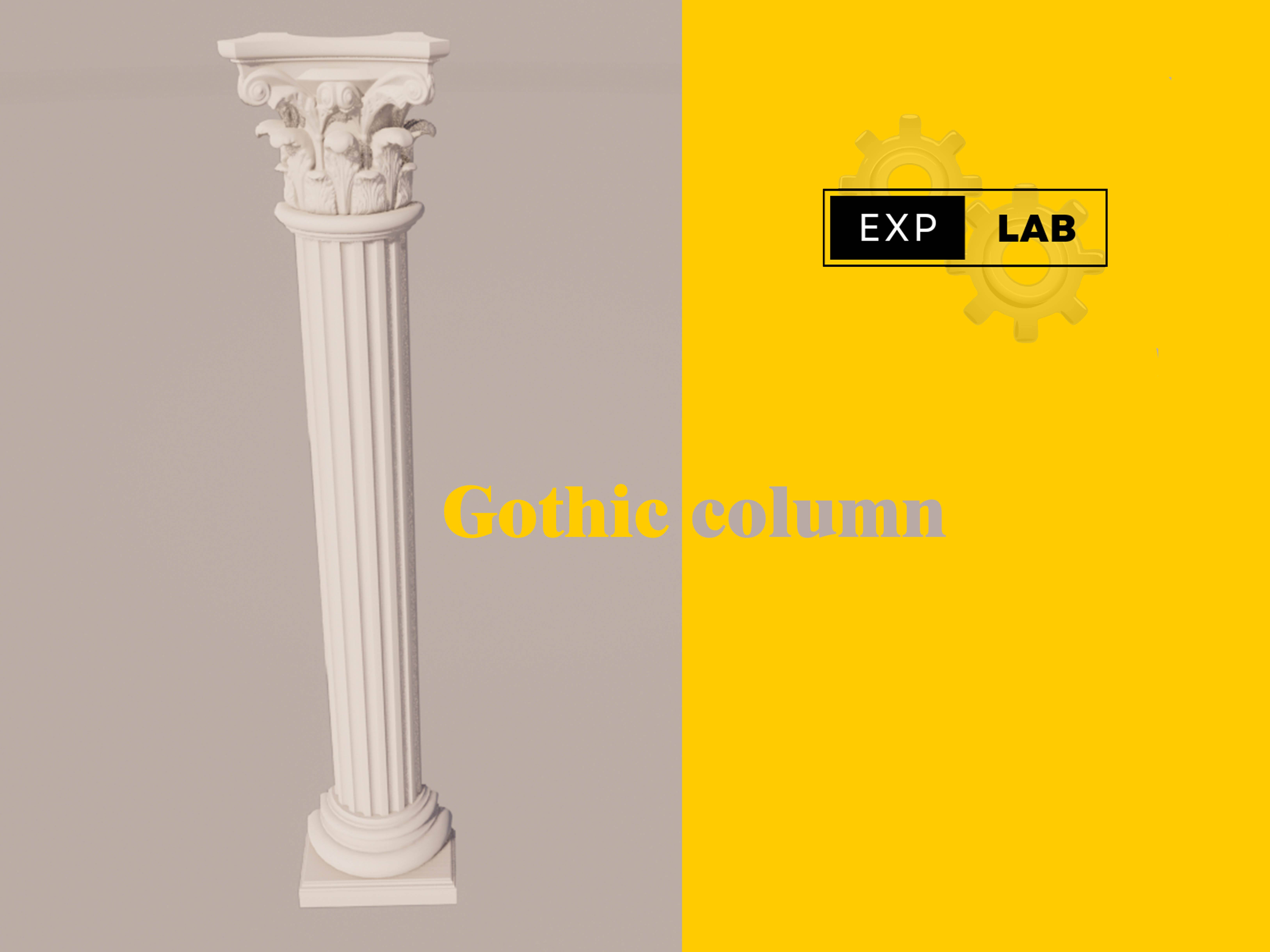 Gothic column 01 by PlastiMeld MakerWorld: Download Free 3D Models