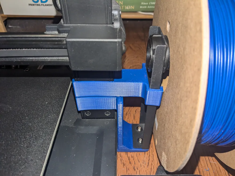 Ender 3 V3 SE/KE Side Spool Holder. Less gantry wobble. Extra Support ...