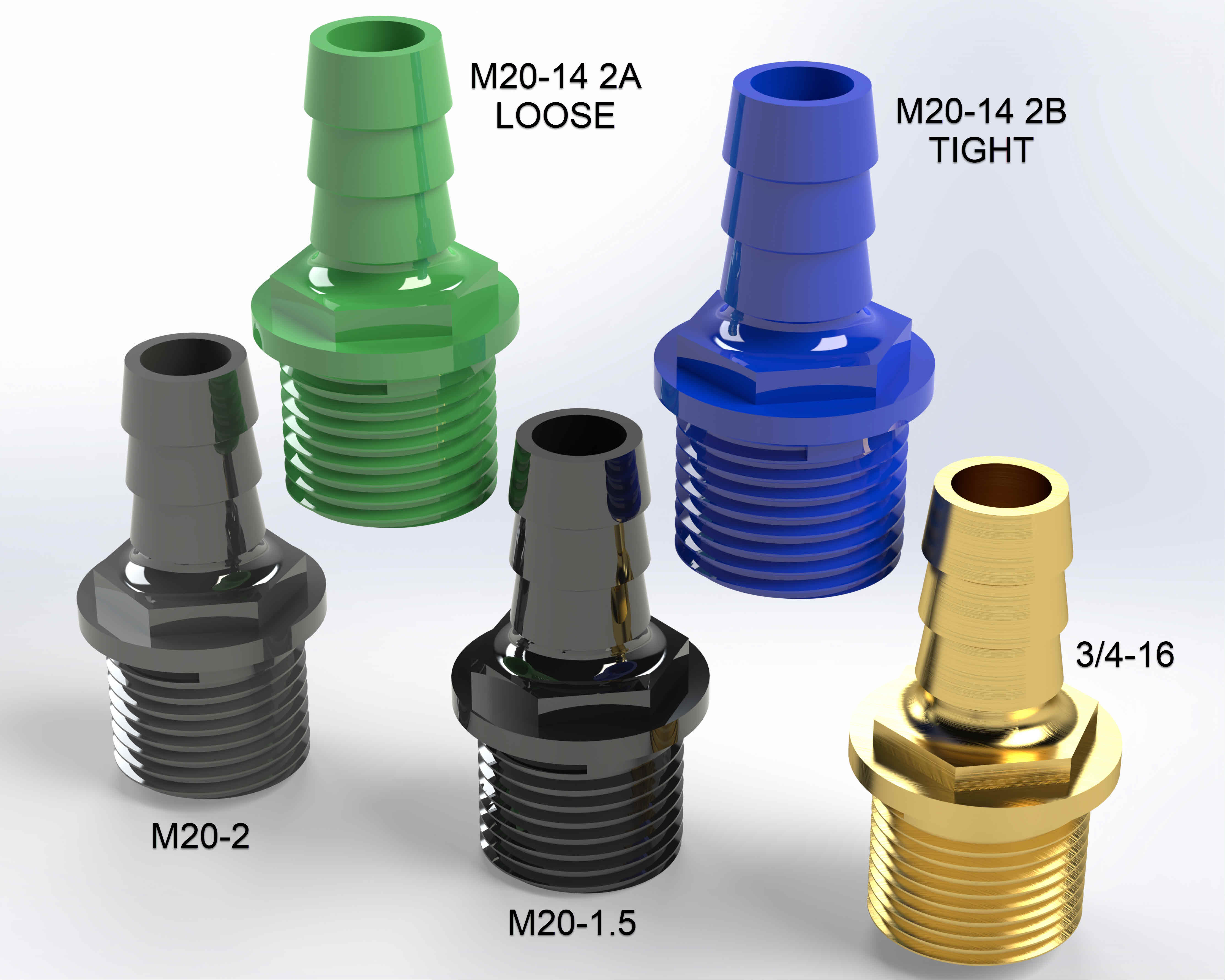1/2"-Adapter mit Dorn für günstige Tauchpumpen von machina_sculpto - MakerWorld
