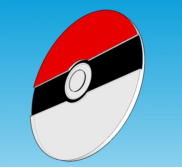 Pokemon - Pokeball 3D Base by Karol-IT - MakerWorld