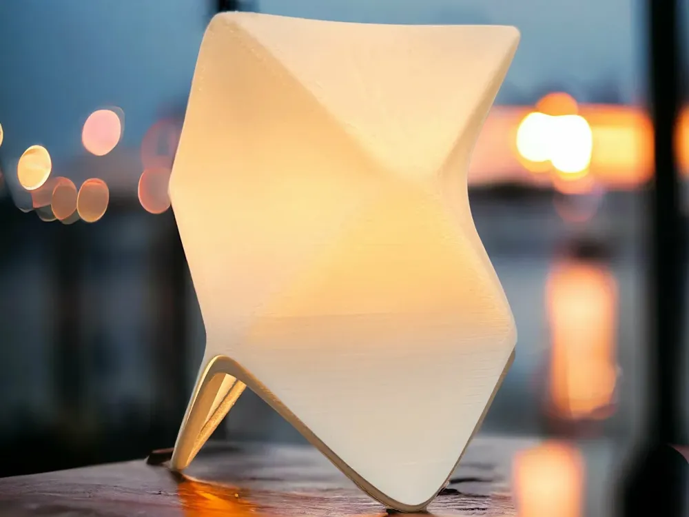 Desk Decorative Lamp, Origami Lamp by user_1775583073 - MakerWorld