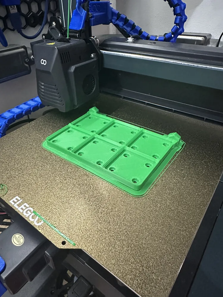 Gridfinity Honeycomb Storage Wall Stronger Base Plates by SpaceCrafter ...