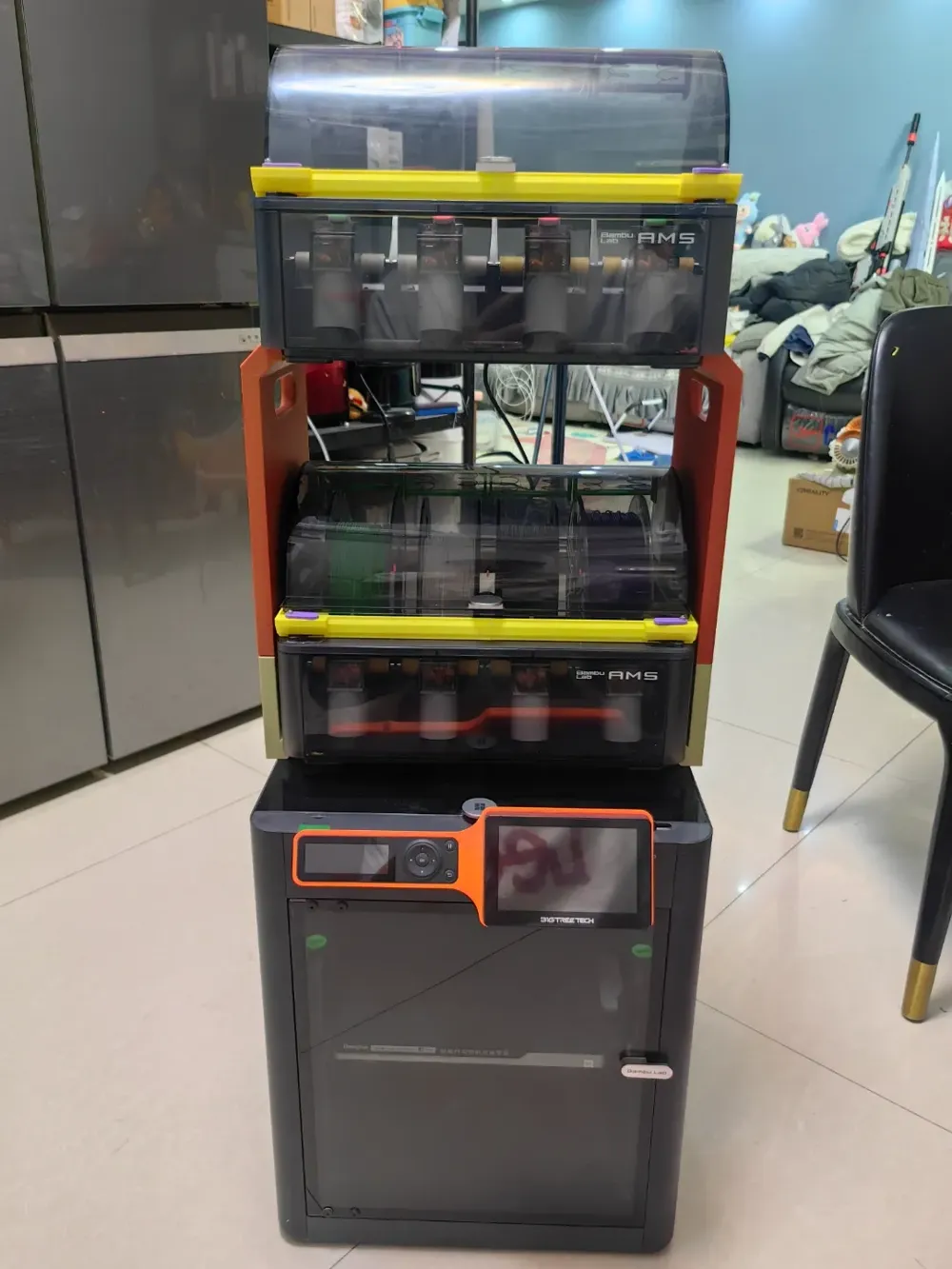 Bambu Lab AMS Filament Jam Terminator V2.0 (Enclosure Height ...