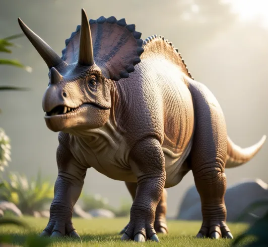 Triceratops Dinosaur Paint Your Own by Extrude Dude ⭐⭐⭐⭐⭐ - MakerWorld