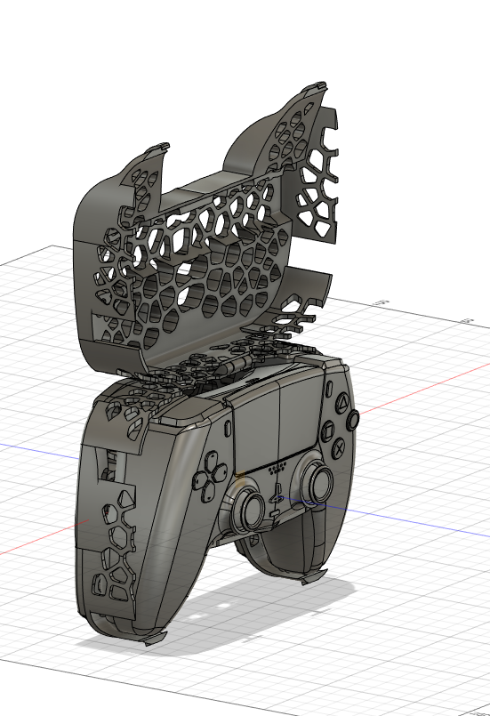 DualSense PS5 Controller Case (Voroni Pattern) by pixelzone MakerWorld ...