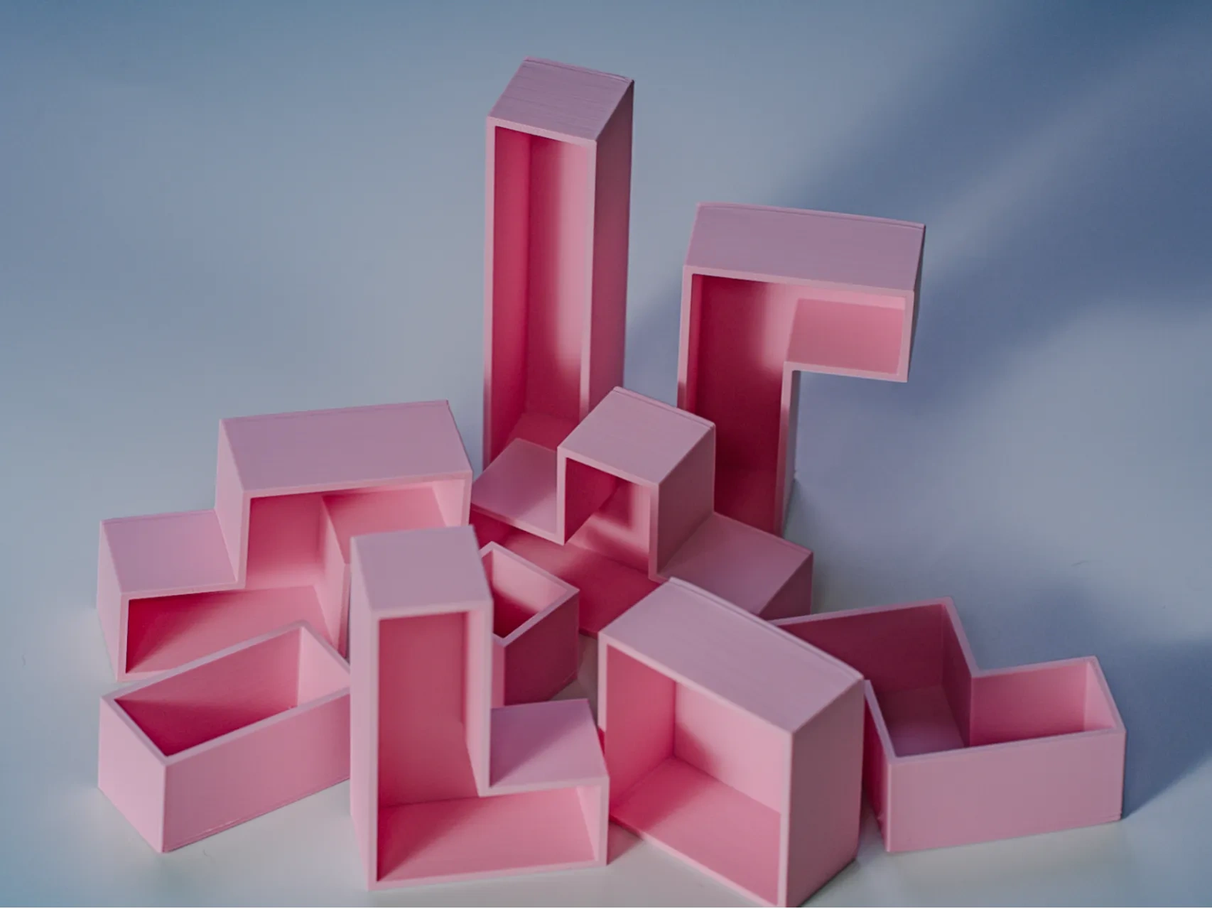 Tetris Storage Boxes by AtamiSquare MakerWorld: Download Free 3D Models