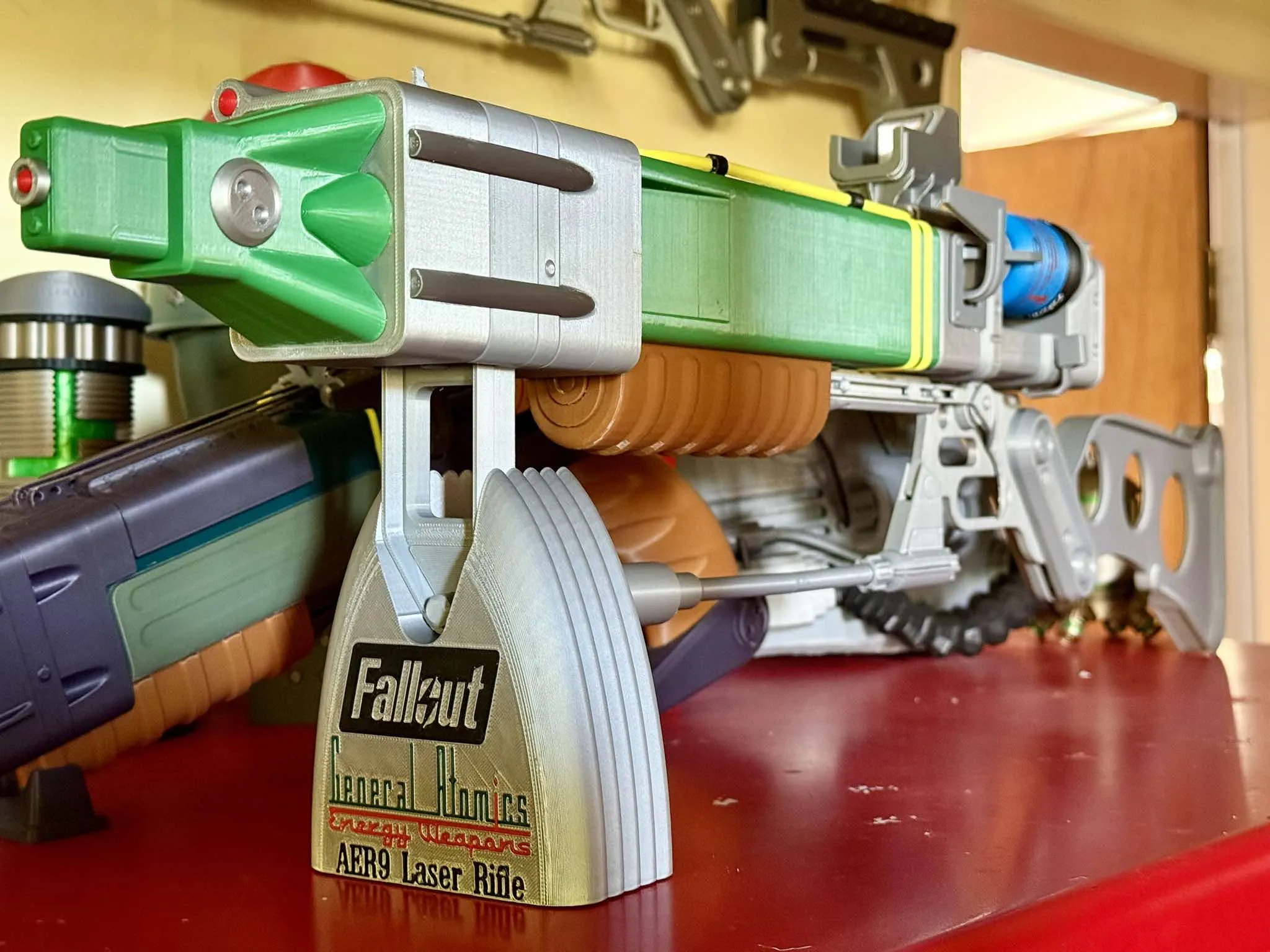 Fallout AER9 Laser Rifle 2025 UPDATE! - Free 3D Print Model - MakerWorld