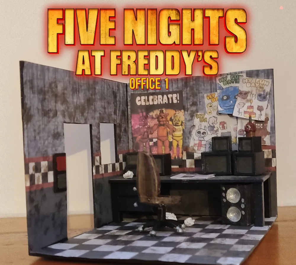 FNAF 1 Office - Five Nights At Freddy's - Free 3D Print Model - MakerWorld