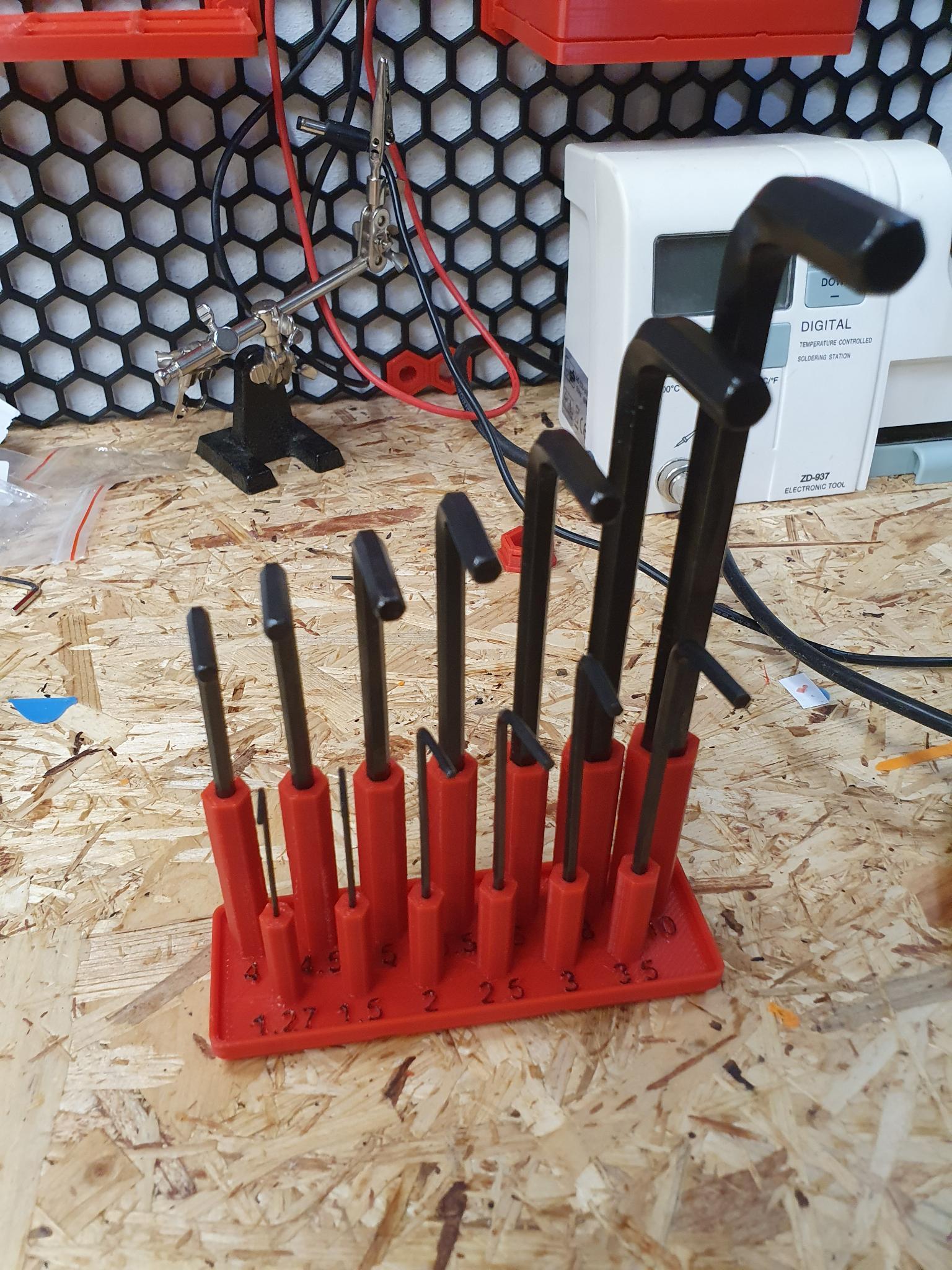 Gridfinity Allen Key Holder by Fusion_Layer MakerWorld: Download Free 3D Models