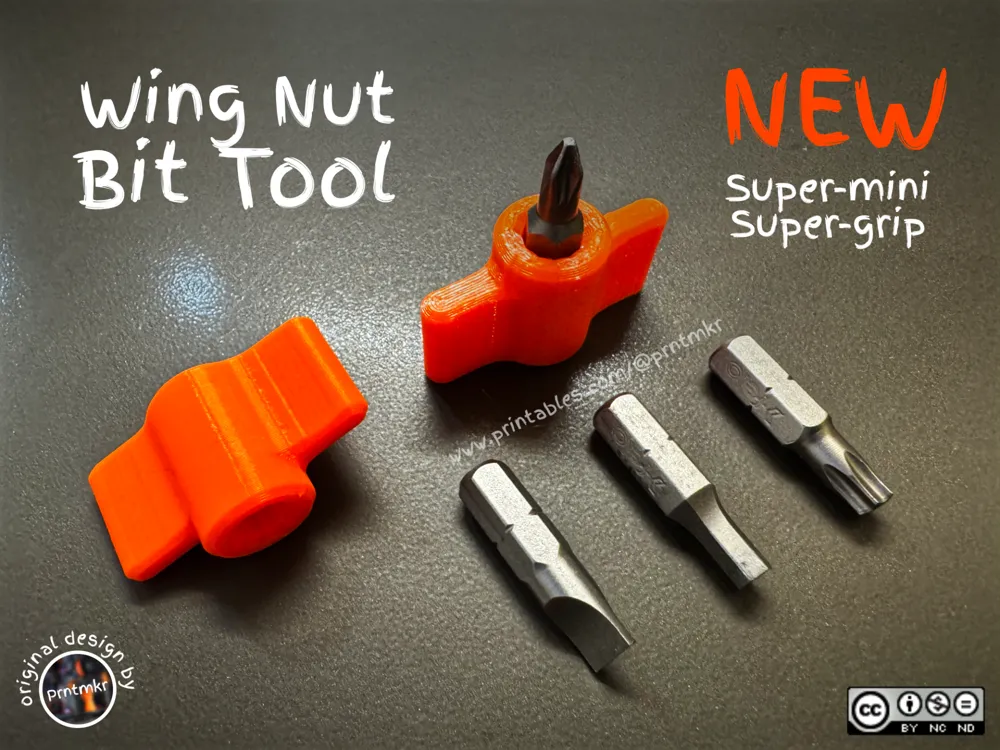 Wing Nut BIT TOOL by Prntmkr - MakerWorld