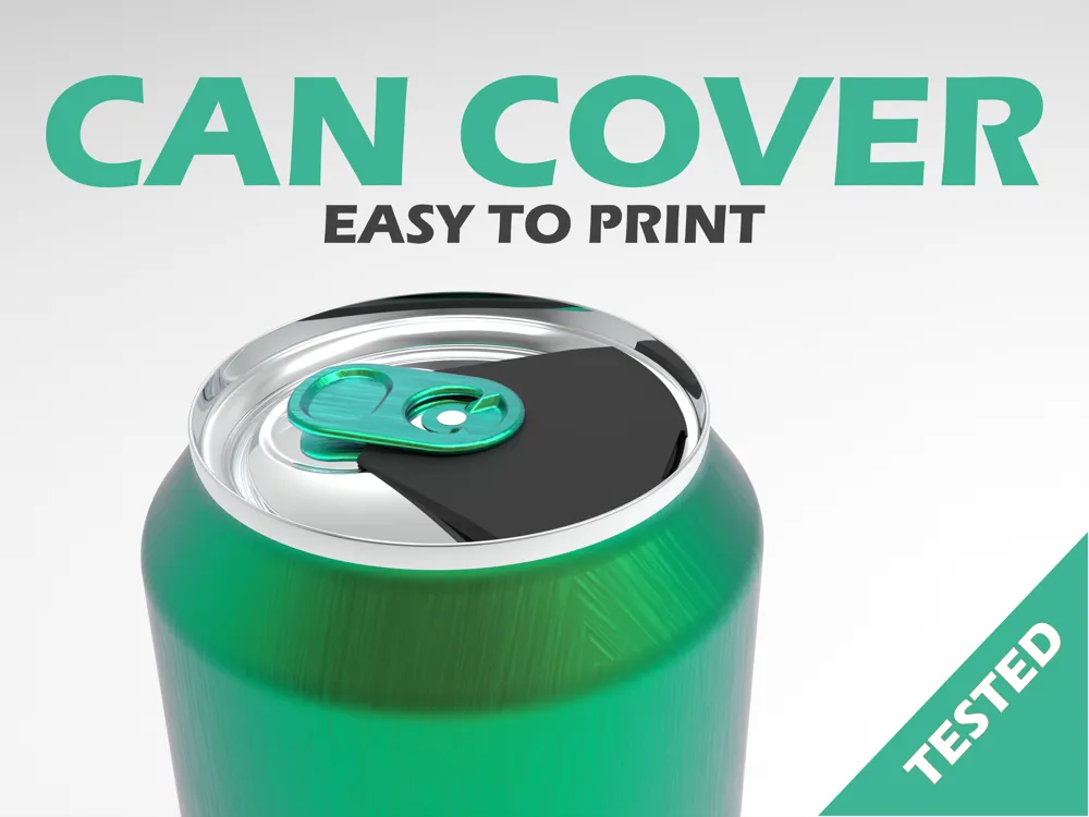 CAN COVER - CAN CLOSURE - CAN LID - (Tested) by ART TOO - MakerWorld