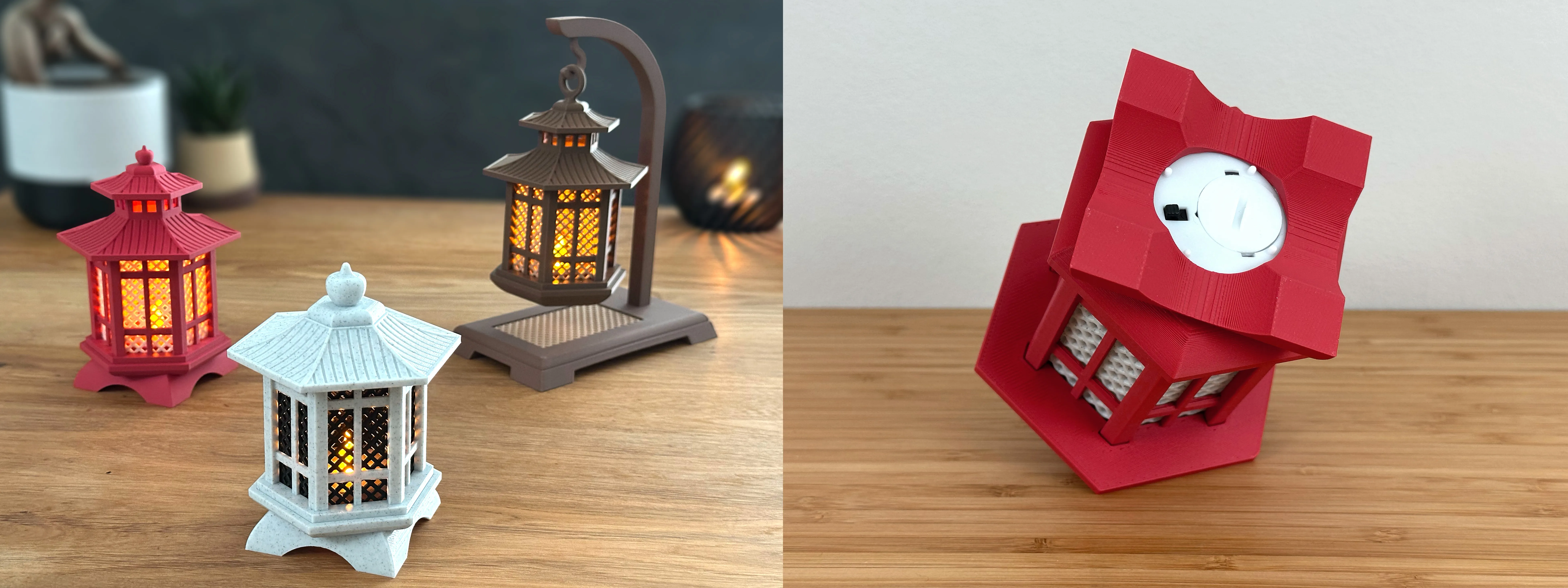 Japanese Mini Tea Light Lantern by Maxx Design MakerWorld: Download ...