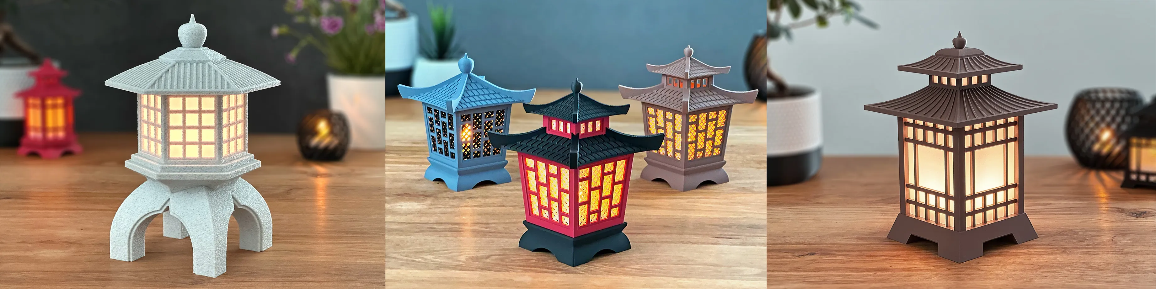 Japanese Mini Tea Light Lantern by Maxx Design MakerWorld: Download ...