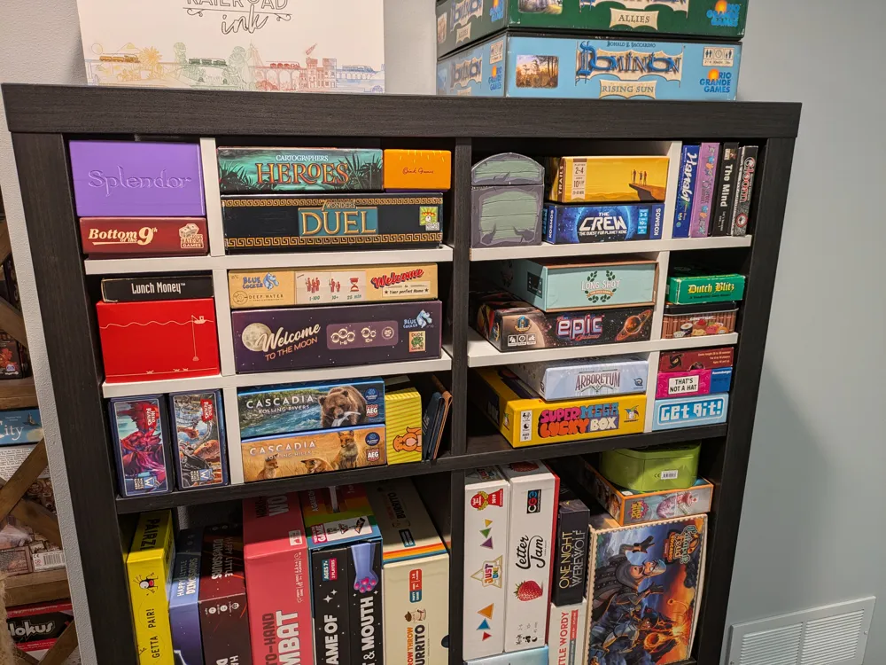 Ikea Kallax Wine Rack mod for small board games - Free 3D Print Model ...