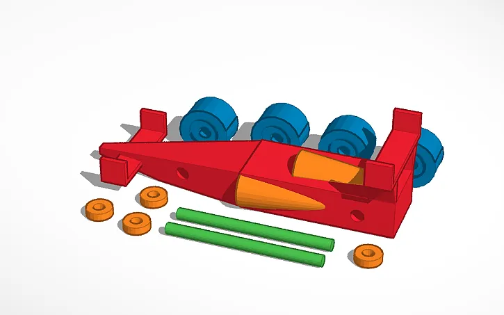 Mini F1 Racing Car Kit by SquirrelLovesPotato - MakerWorld