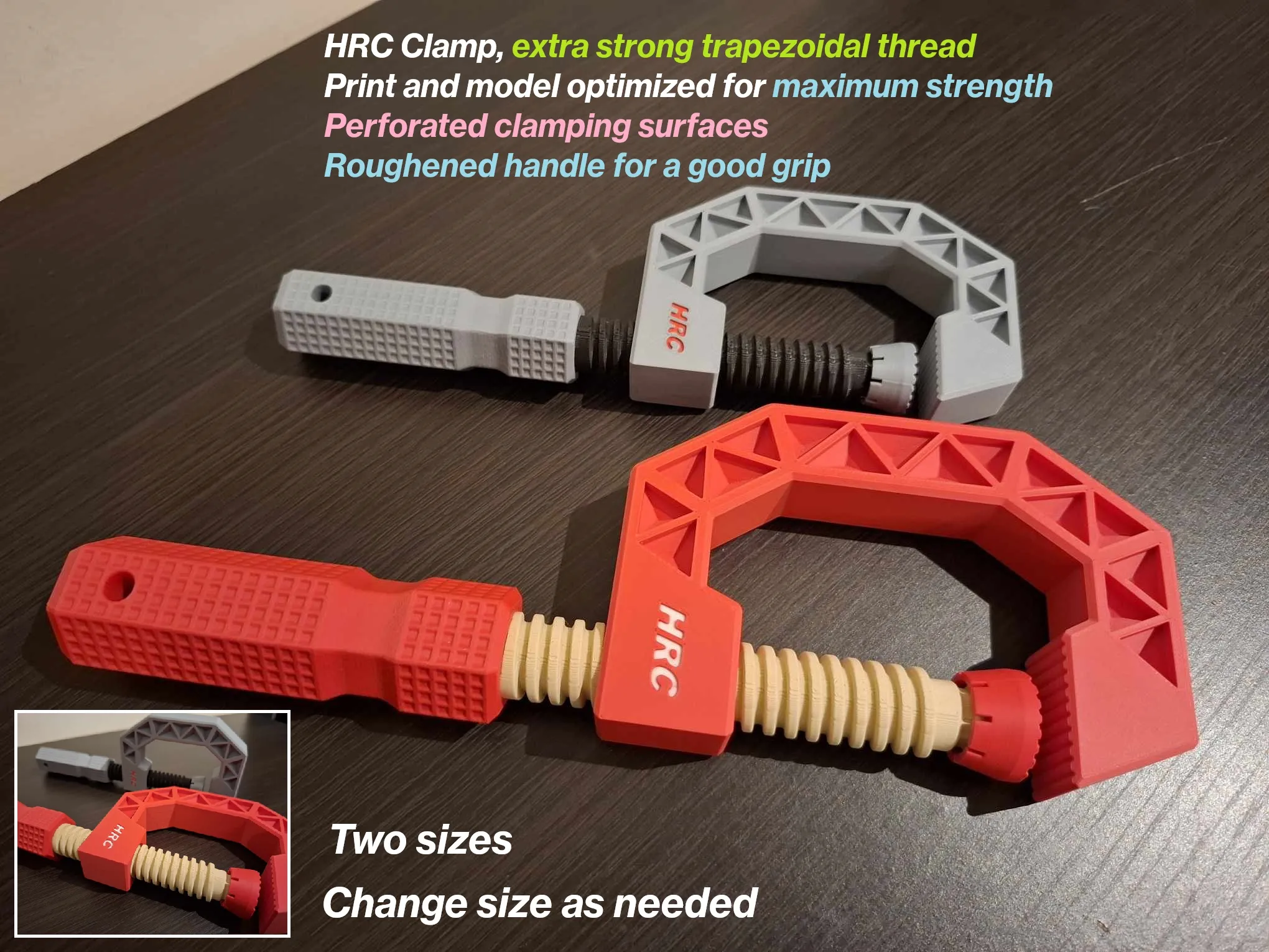 NEW Sanding Block With Tensioner, HRCv2 available! - Free 3D Print ...