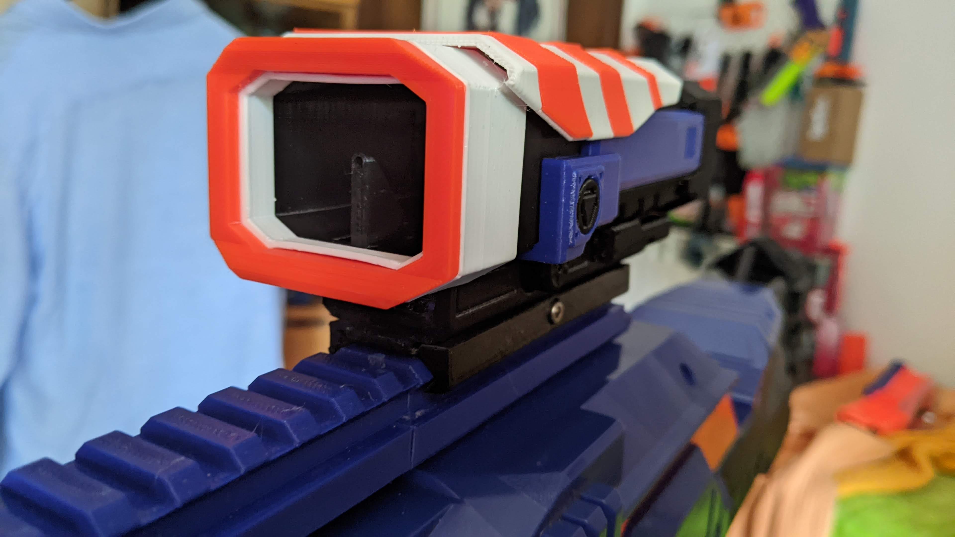 Sighted Nerf Scope by quantix8 MakerWorld: Download Free 3D Models