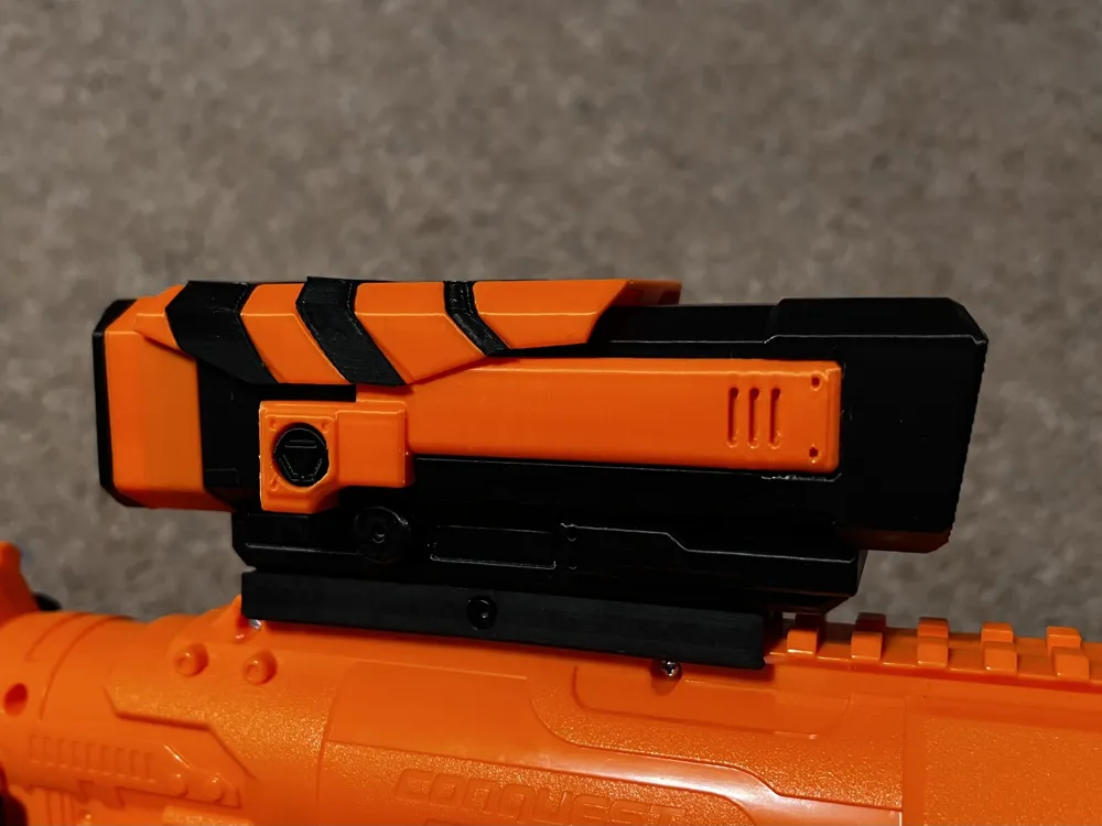 Sighted Nerf Scope by quantix8 MakerWorld: Download Free 3D Models