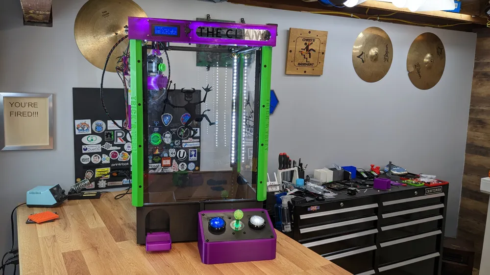 Candy Claw Machine - Chris's Basement by FusionWave MakerWorld ...