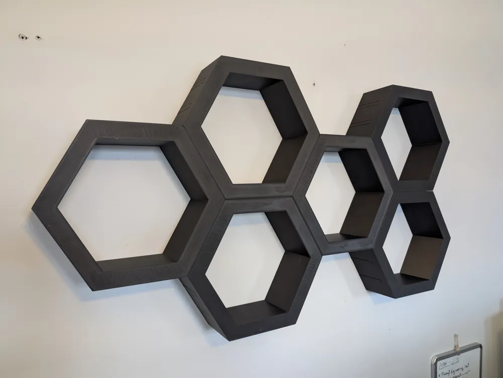Hexagon Shelf by LuckyShots - MakerWorld
