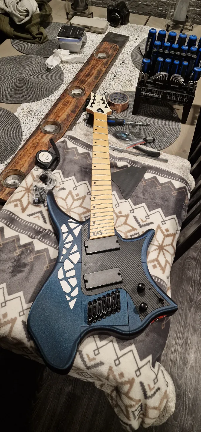 7 string electric guitar. Inspired by Strandberg by tuukka.kovanen ...