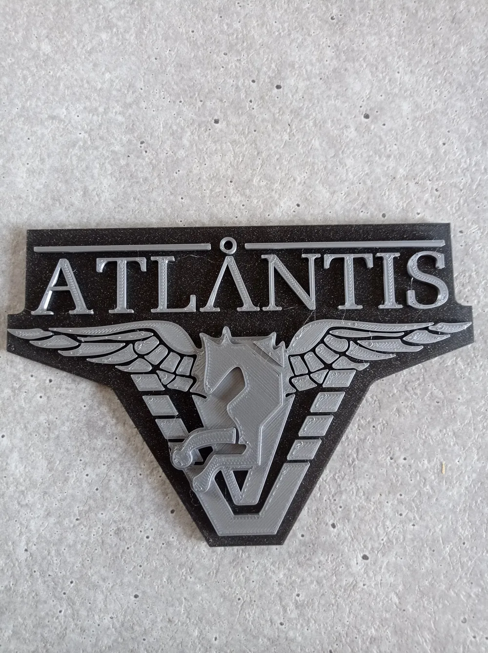 Magnet Badge Stargate Atlantis by machina_sculpto - MakerWorld