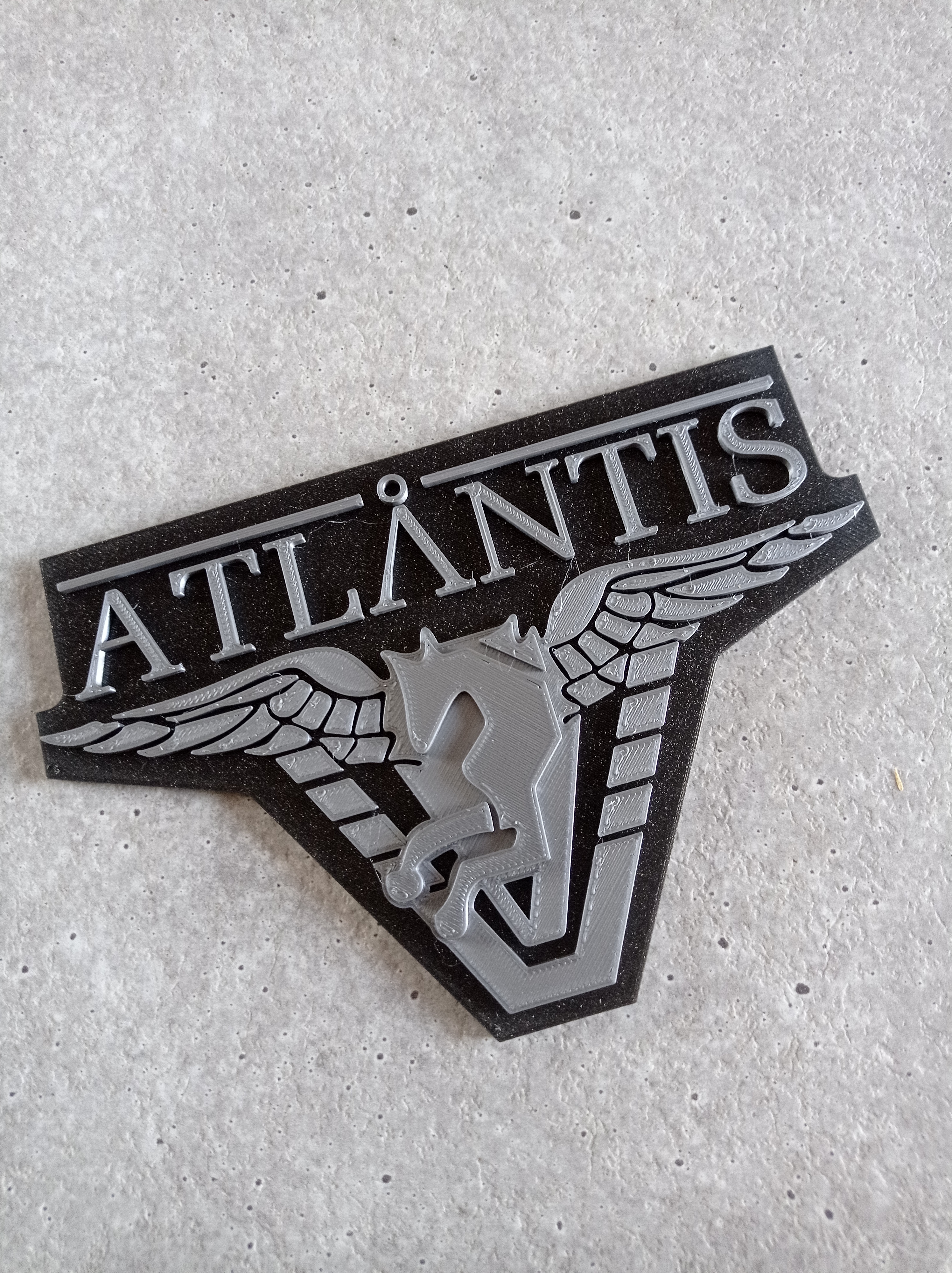 Magnet Badge Stargate Atlantis by machina_sculpto - MakerWorld