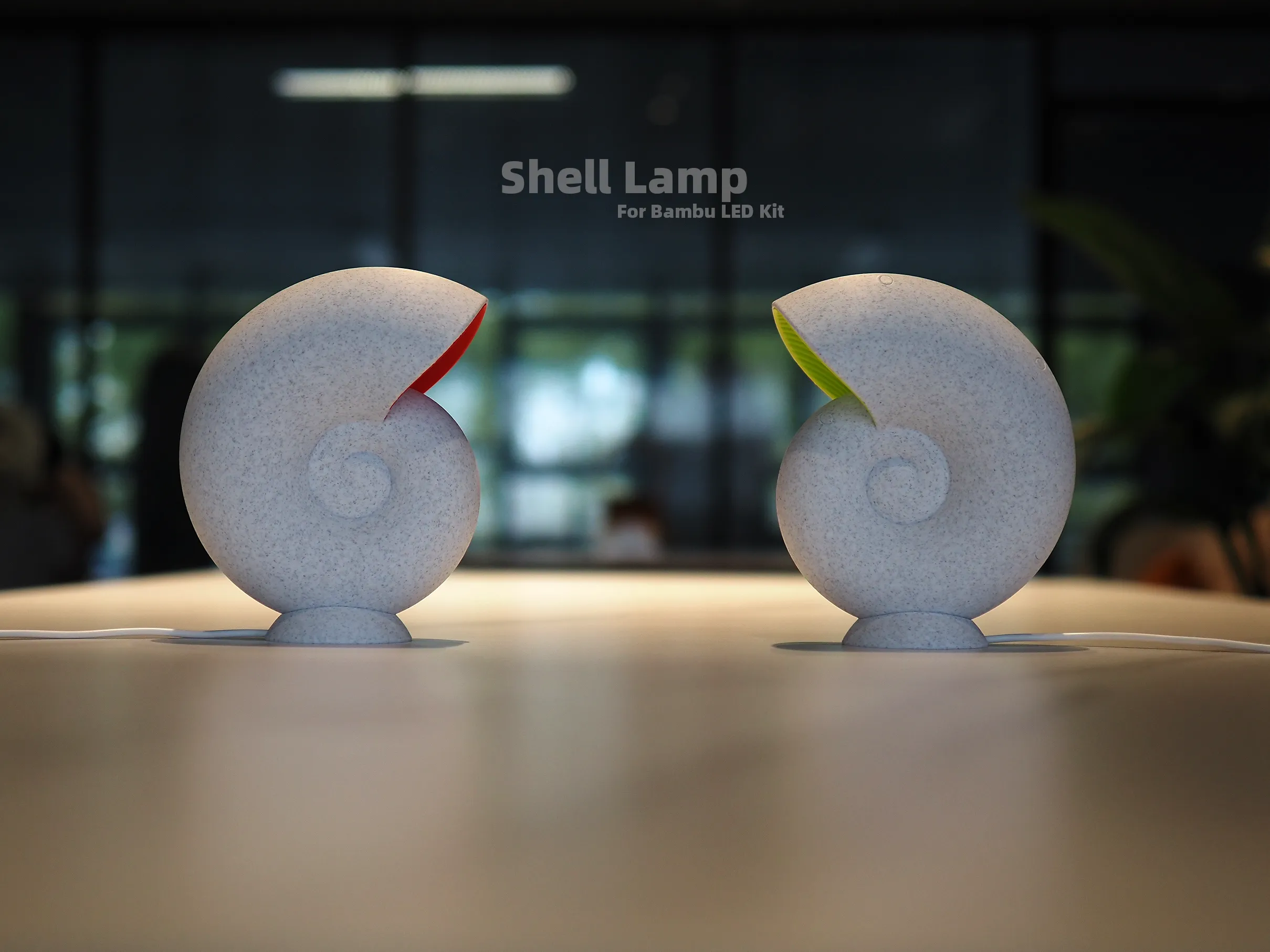 Shell Lamp V2.0 - Free 3D Print Model - MakerWorld