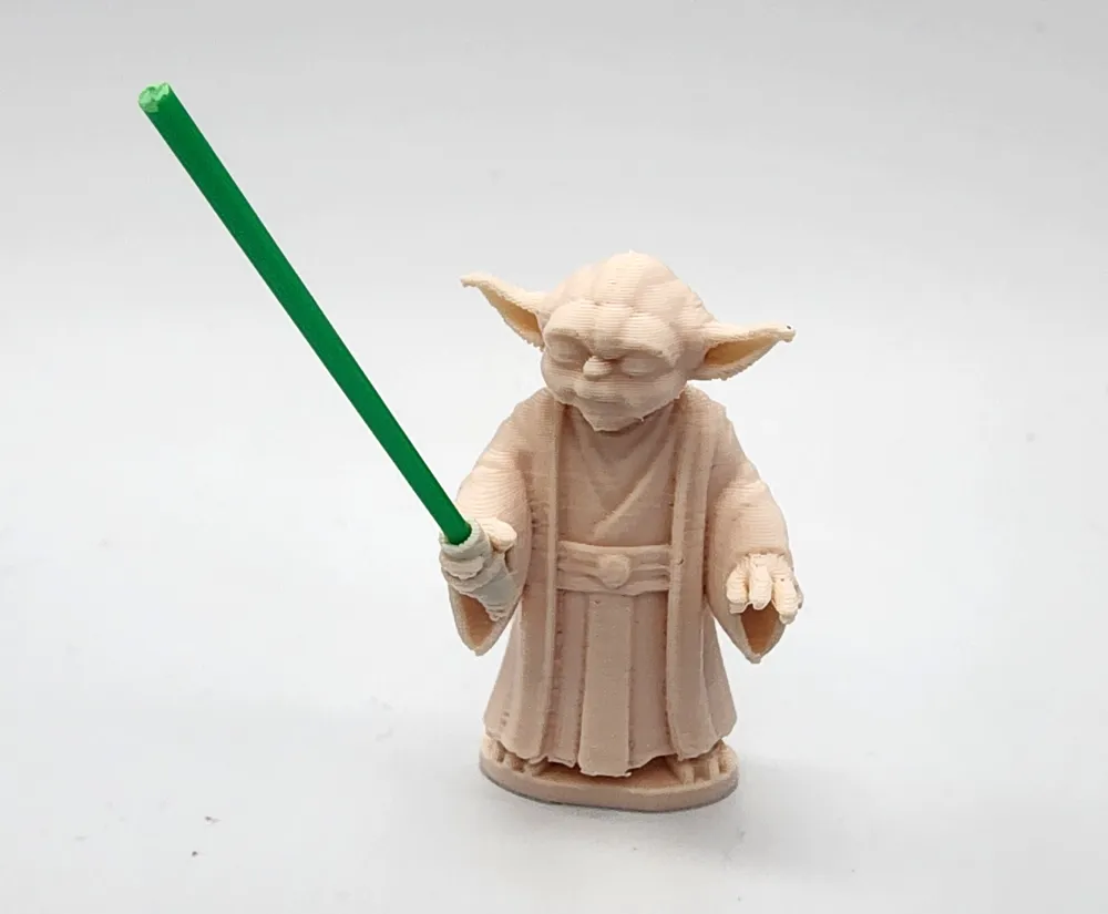 Master Yoda Miniature w/Filament Lightsaber by Triple G Workshop ...