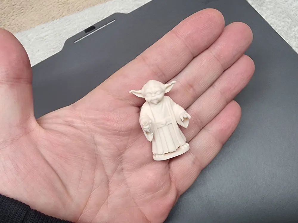 Master Yoda Miniature w/Filament Lightsaber by Triple G Workshop ...