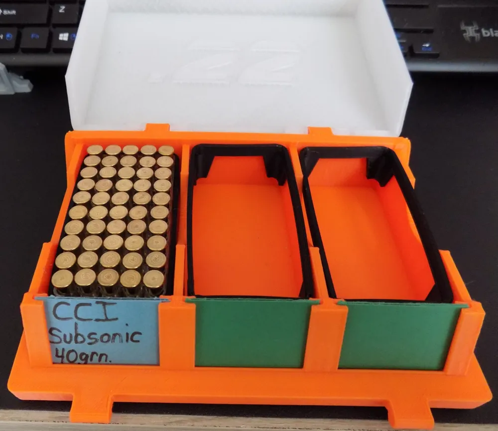 22 LR ammo box by Fusion_Layer - MakerWorld