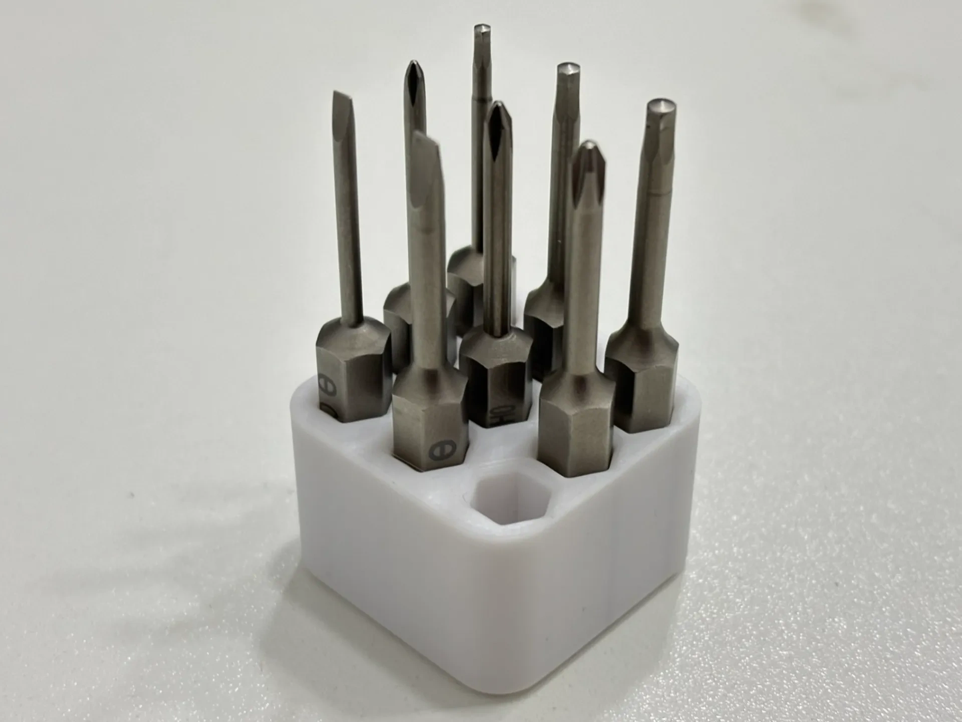 [6.35 Screwdriver Bit Storage Module] 30*30mm 9 pieces Compatible with ...