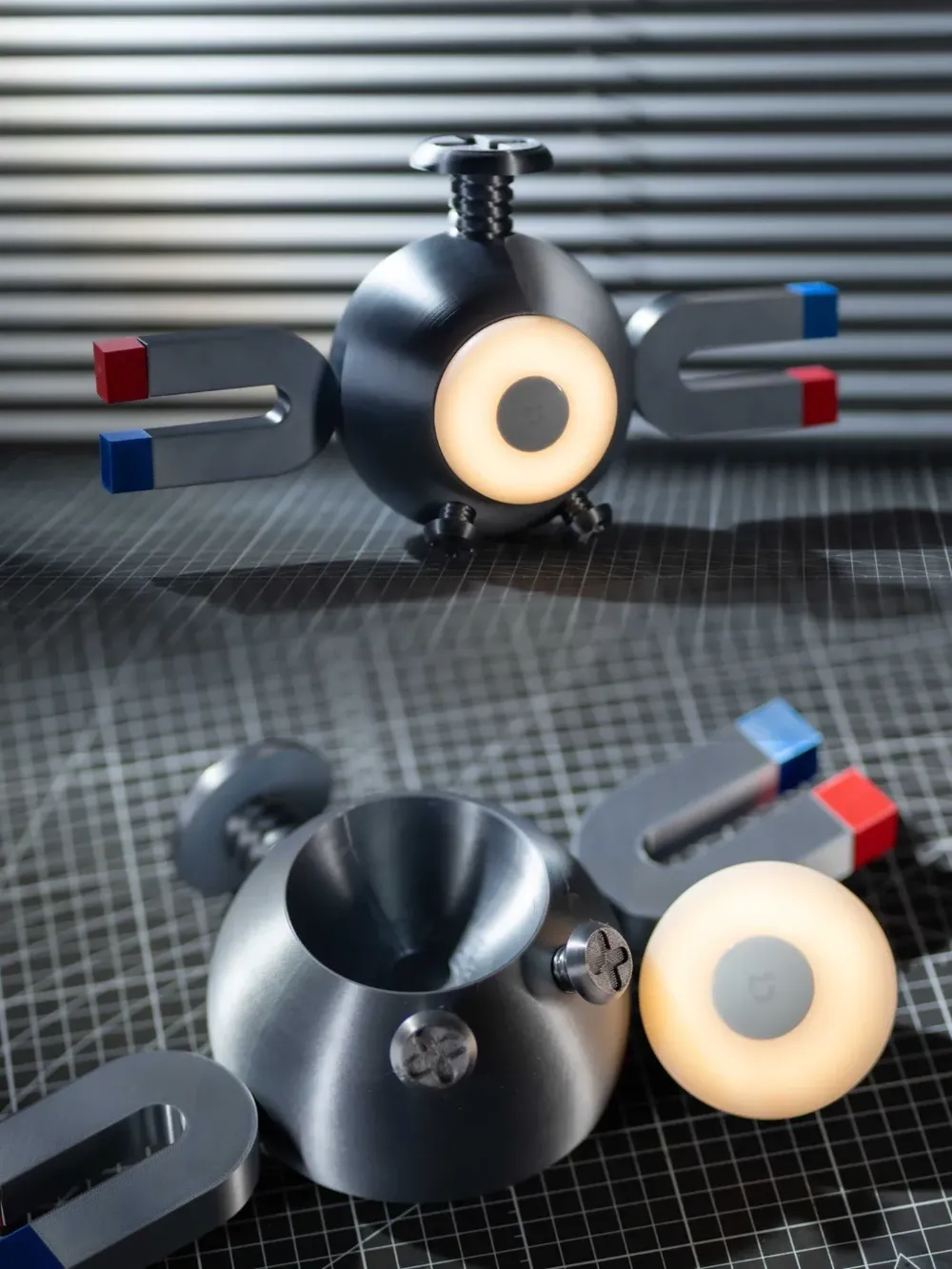 081 Magnemite 小磁怪 Mijia Bedside Lamp 2 Skin by Ikeda - MakerWorld