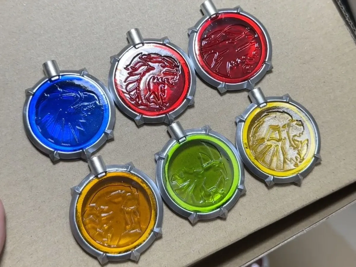 Snow Lion Armor Summoner Energy Crystal by 铠甲勇士 - MakerWorld