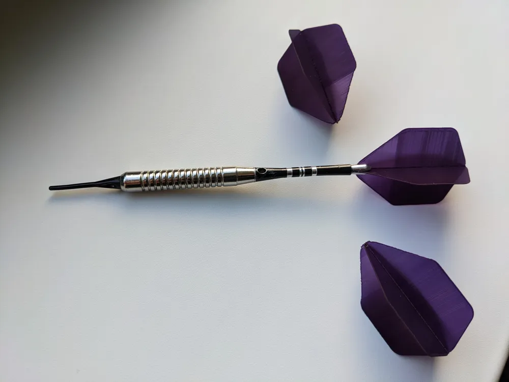 Dart flights by PlastiMeld MakerWorld: Download Free 3D Models