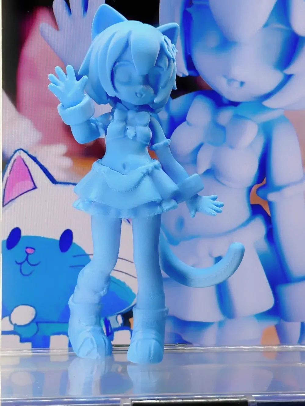 [Original Design] "deepseek" Catgirl Figurine | A Purrfect Form ...