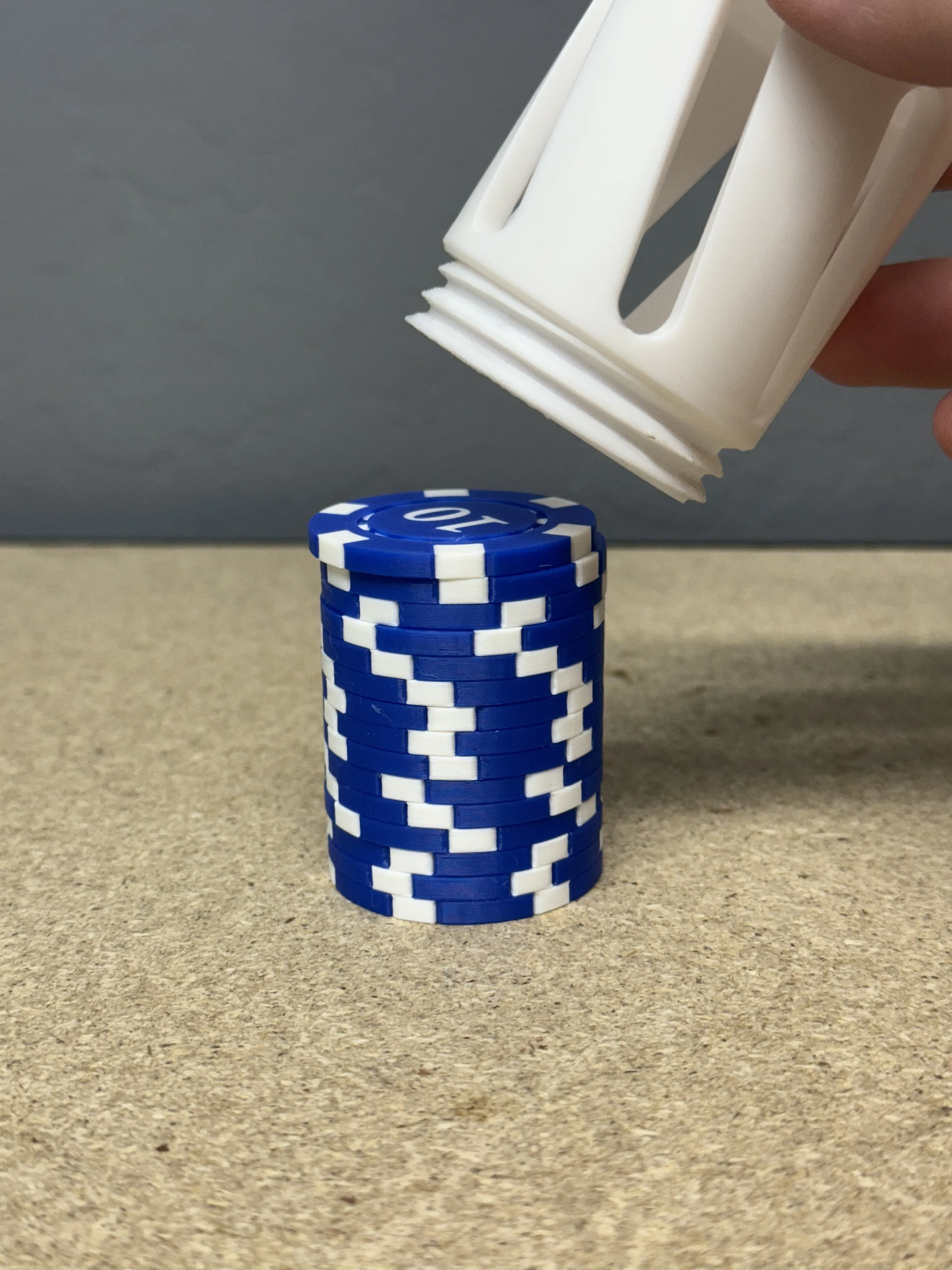 Poker Chip Storage Container | 16pcs Capacity by Andrew MakerWorld ...