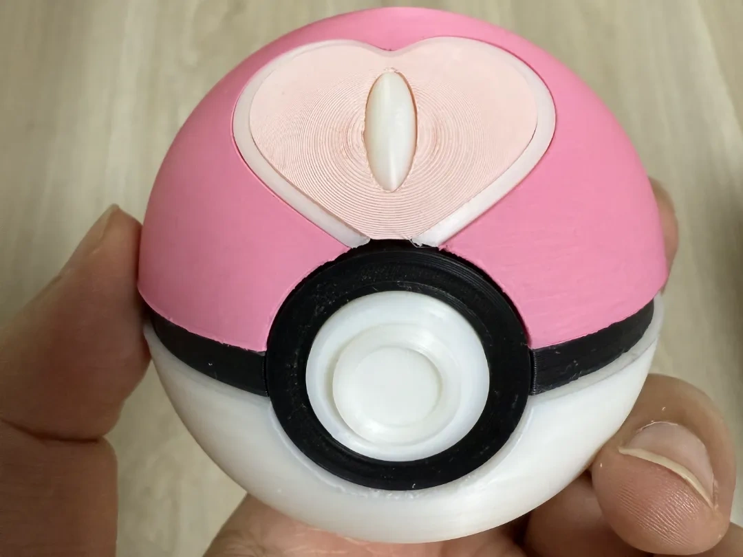 Pokemon Pokeball LoveBall, Sweet Ball, Two-Part Version by 睡不醒的辰辰 ...