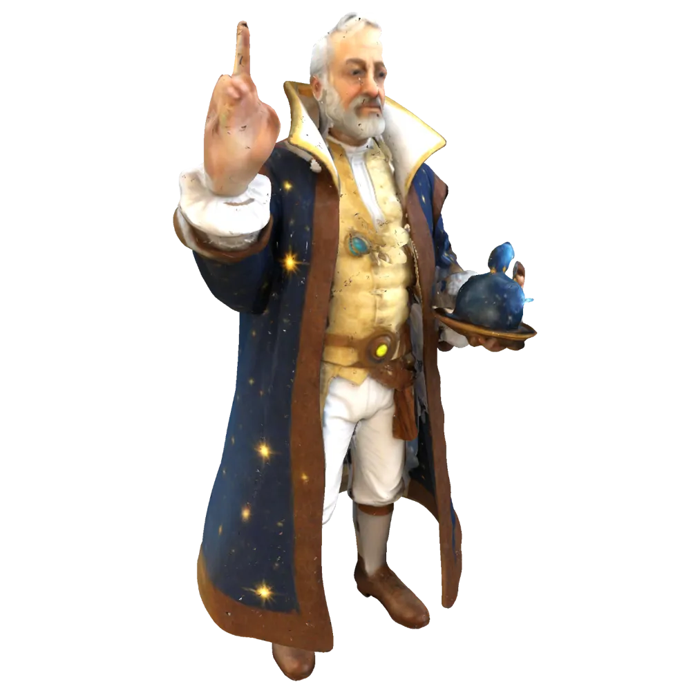 Celestial Wizard Figurine by Factex@Lab - MakerWorld