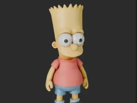 The Simpsons - Bart by 玩具 - MakerWorld