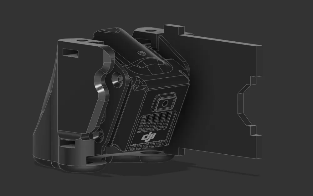 OG Apex DJI O4 Pro Camera Mount by Krhom - MakerWorld