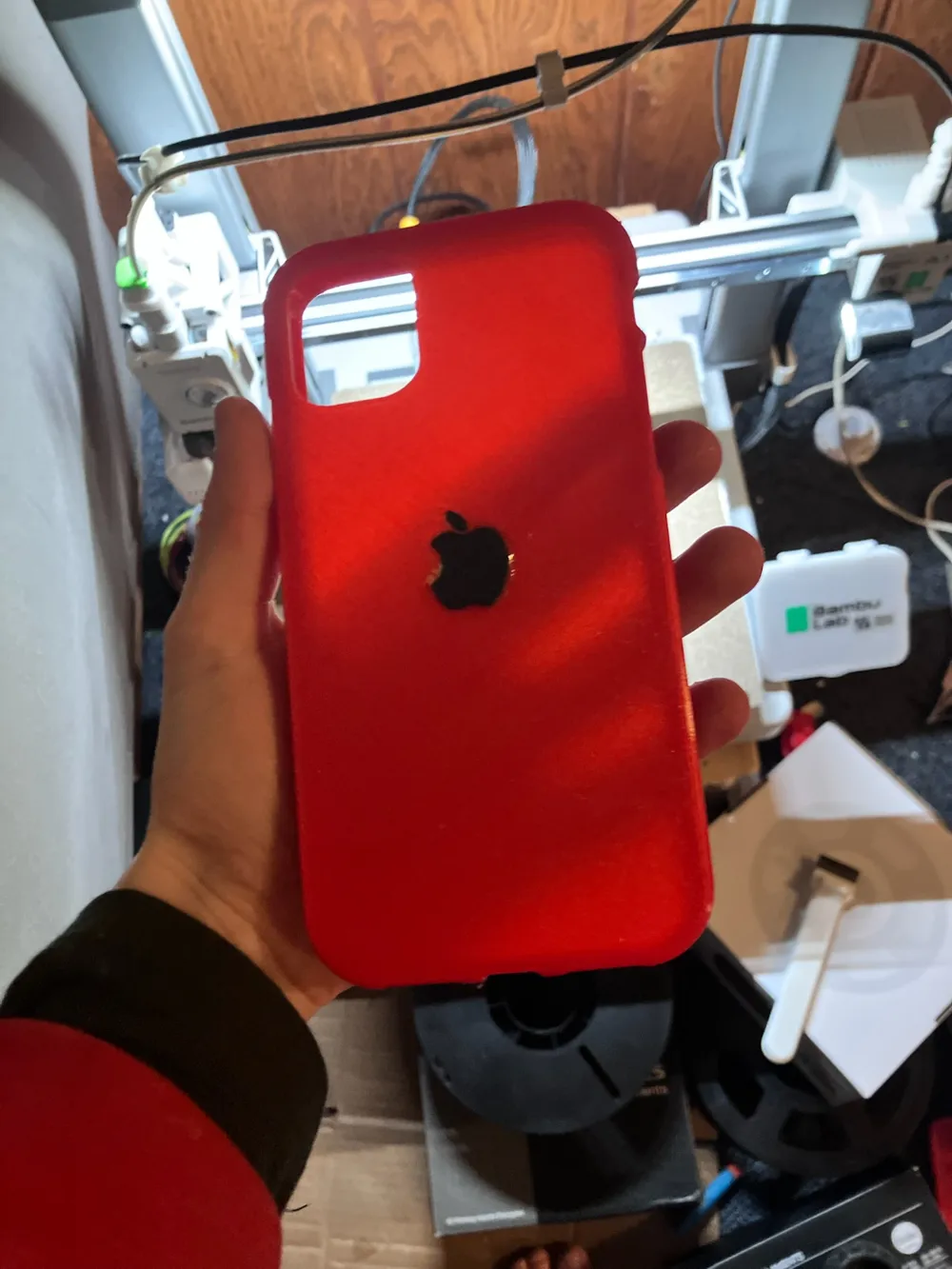 iPhone 11 phone case no AMS and AMS version by Ed - MakerWorld